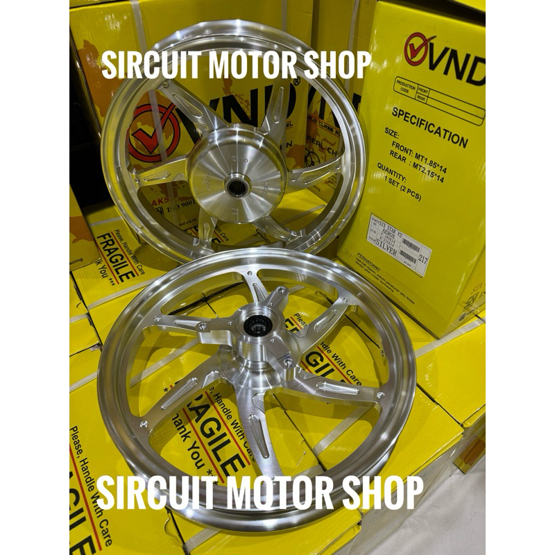 Jual VELG VND SIX STAR V2 AEROX NEW & AEROX OLD / VND SIX STAR V2 ...