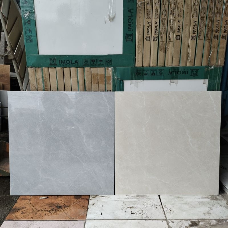 Jual GRANIT 60X60 ABU / GRANIT 60X60 CREAM GLOSSY MOTIF MARMER | Shopee Indonesia
