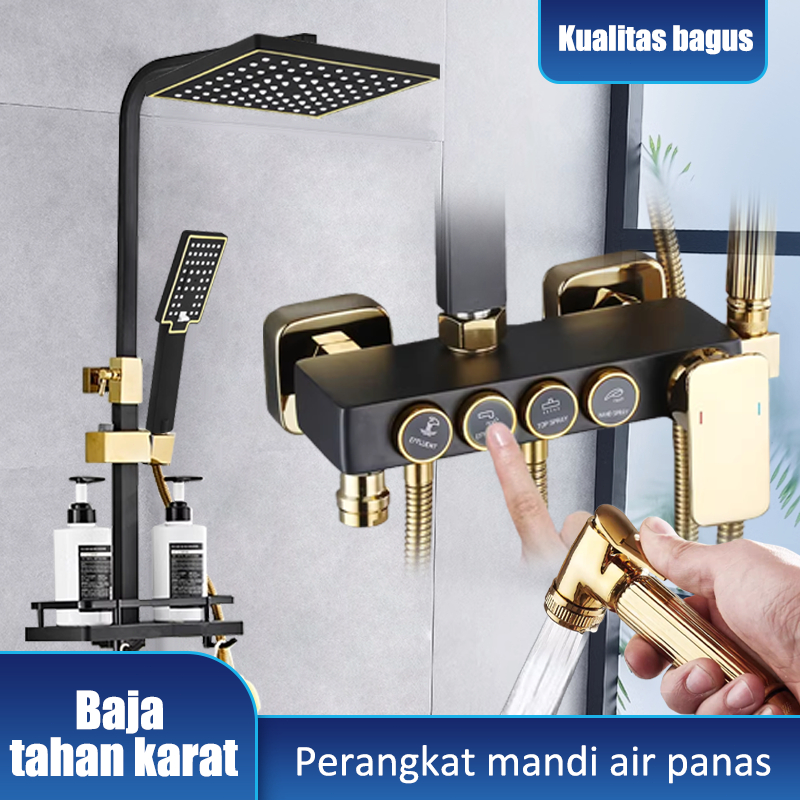 Jual SUS304 Mandi Shower Set Full Stainless Shower Colum Set Mandi ...