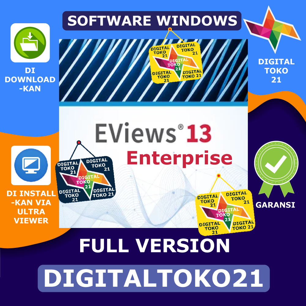 Jual [Diinstallkan] EViews Enterprise 13.0 Build 28.11.2022 Full ...
