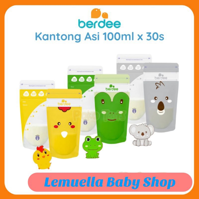 Jual Berdee Kantong ASI Thermal 100 ml isi 30pcs | Shopee Indonesia
