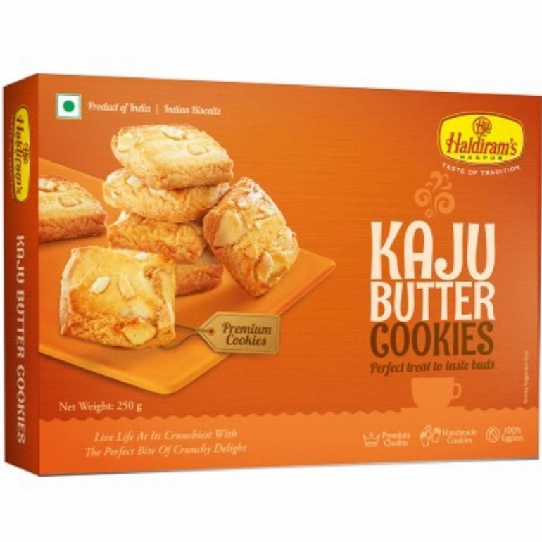 Jual KAJU BUTTER COOKIES HALDIRAM'S 250G / Biscuit / Snack India ...