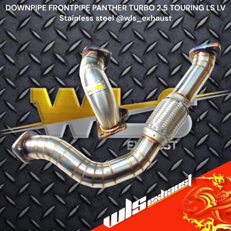 Jual DOWNPIPE FRONTPIPE PANTHER TURBO 2.5 TOURING LS LV PNP STAINLESS ...