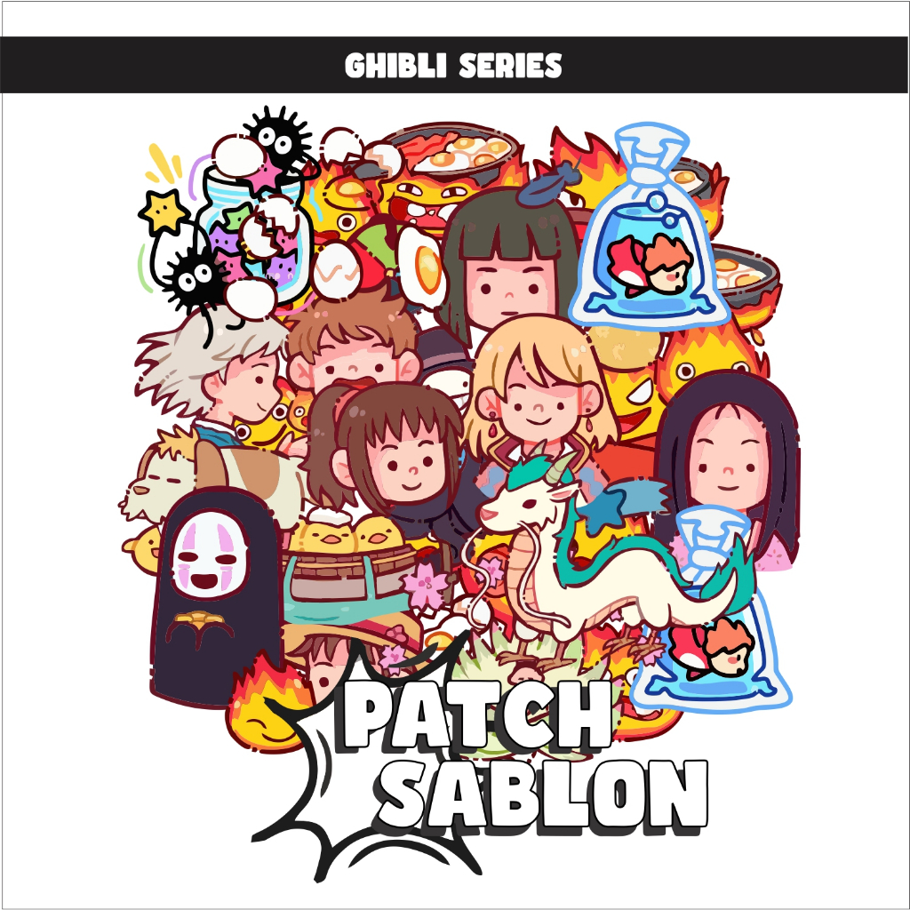 Jual Sablon Patch - Ghibli Series | Shopee Indonesia