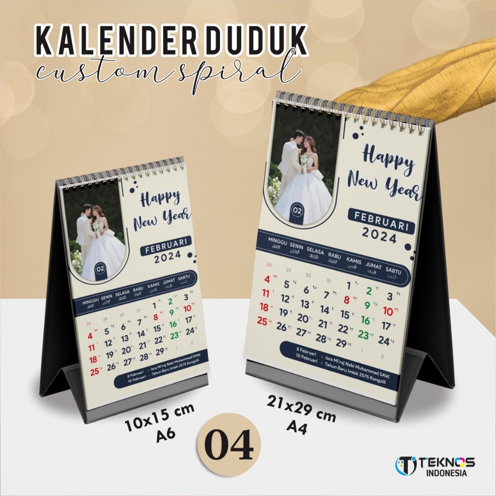 Jual KALENDER CUSTOM FREE FOTO - KALENDER MEJA DUDUK | Shopee Indonesia