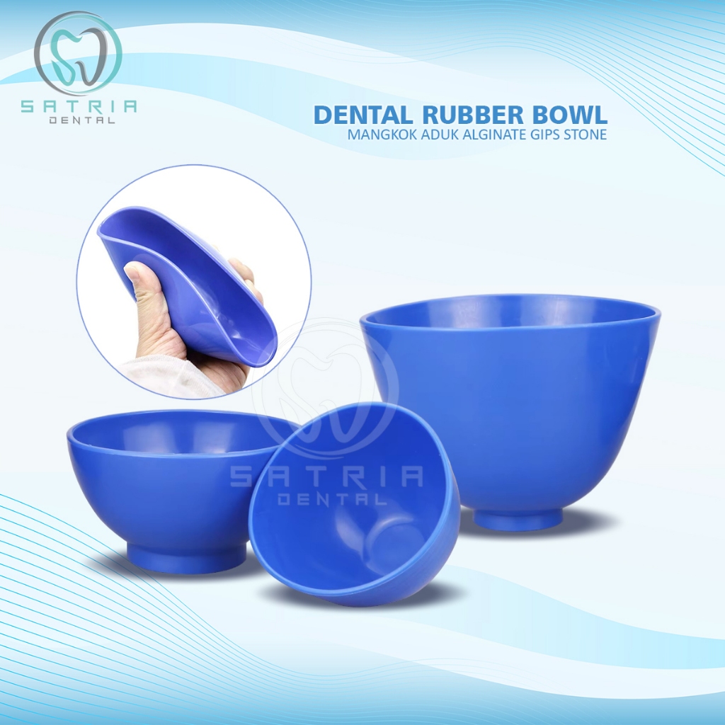 Jual Dental Rubber Mixing Bowl Silikon Pengaduk Alginate Gips Stone ...