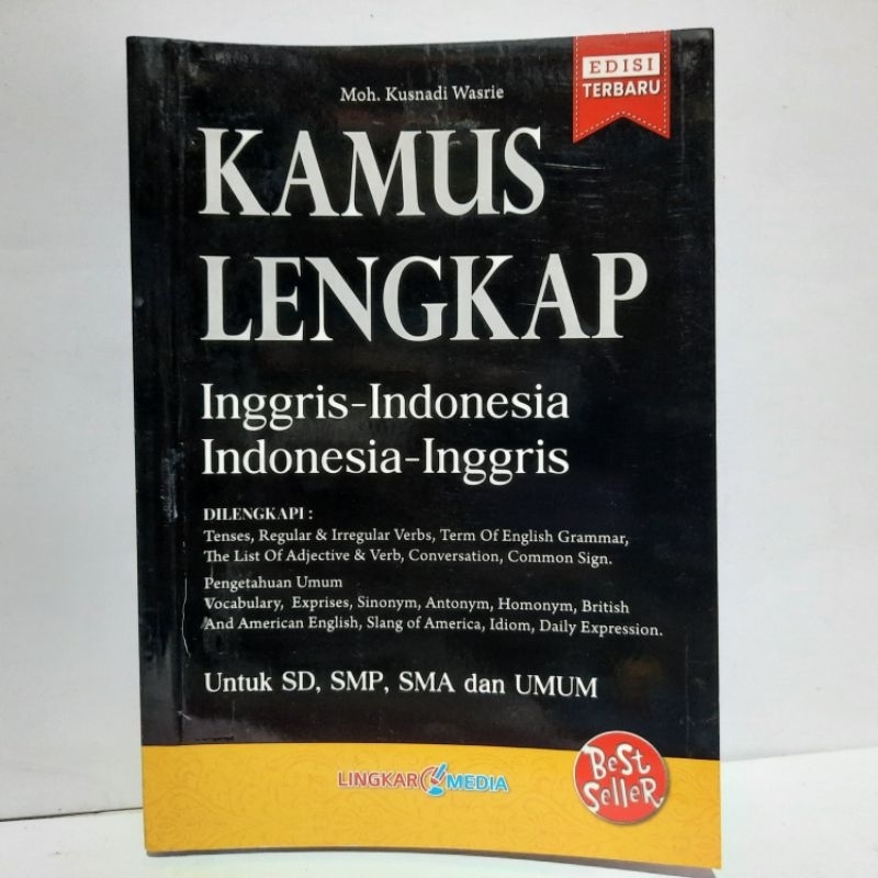 Jual Kamus Lengkap Hitam Indeks A5 Soft Cover Edisi Terbaru - LM/CA ...