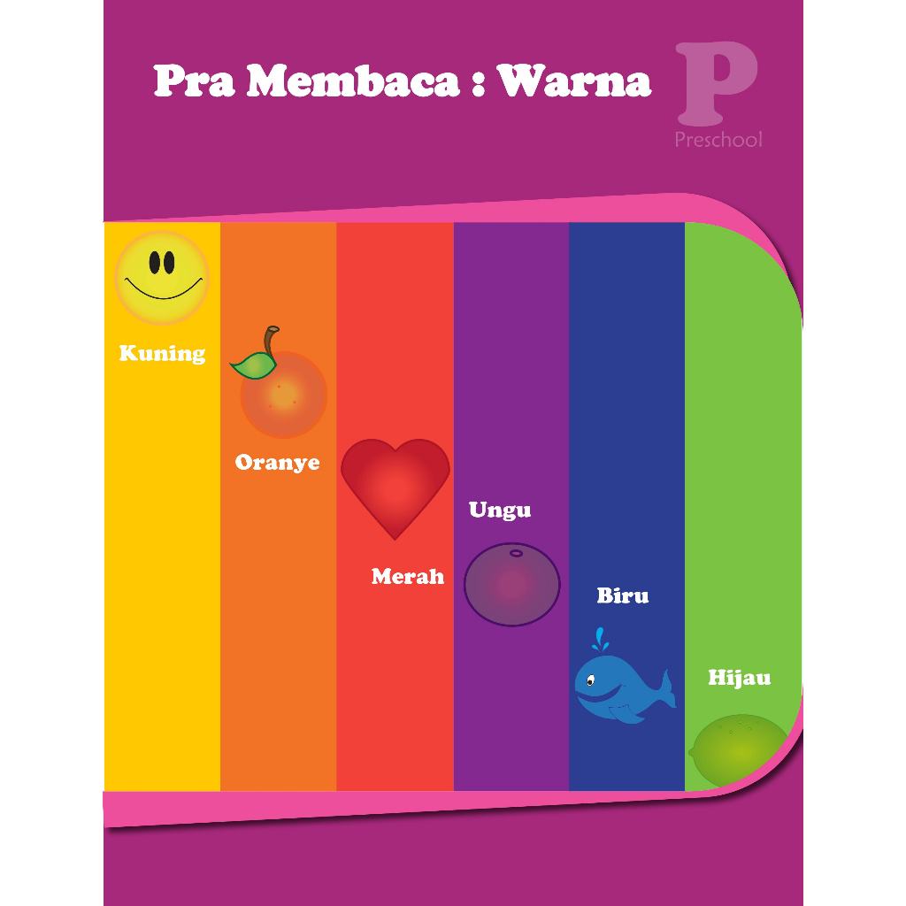 Jual Hard Copy Worksheet Pra Membaca Warna | Shopee Indonesia