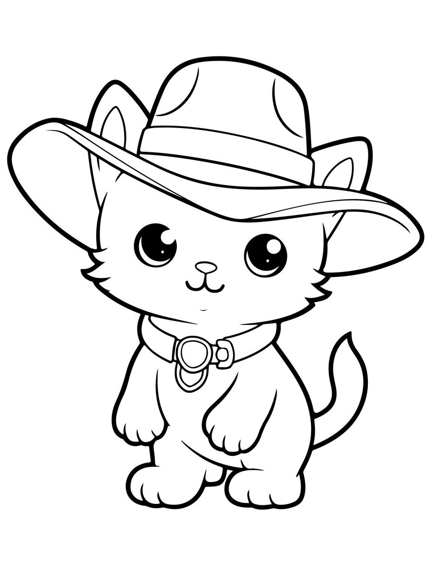 Jual Hard Copy Worksheet Mewarnai Kucing Lucu | Shopee Indonesia