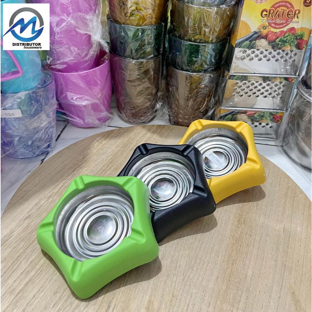 Jual Asbak Rokok Stainless Bintang/ Asbak Rokok Stainless Segi Lima ...