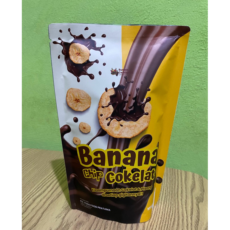 Jual BANANA CHIP CHOCOLATE by Rumah Cemilan | Shopee Indonesia