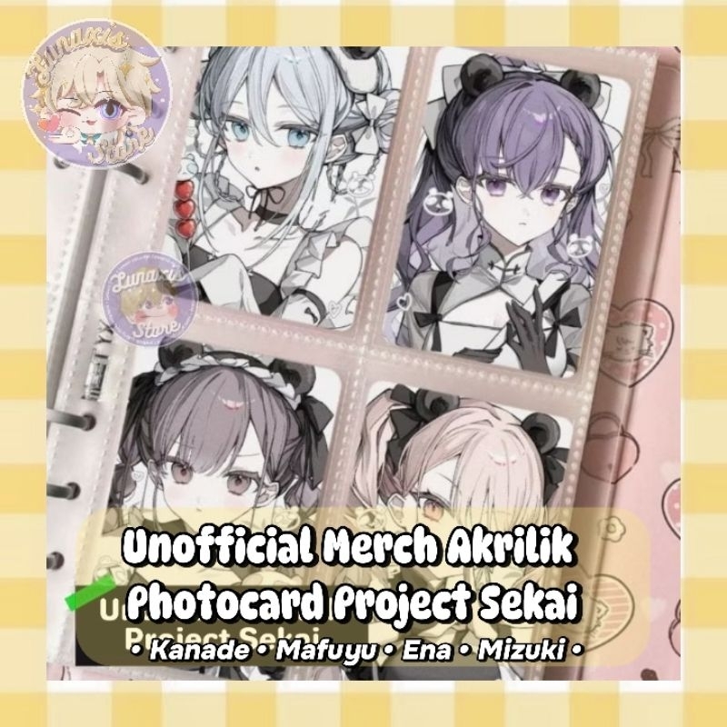 Jual Unofficial Merch Photocard Project Sekai N25 Team Kanade Mafuyu ...