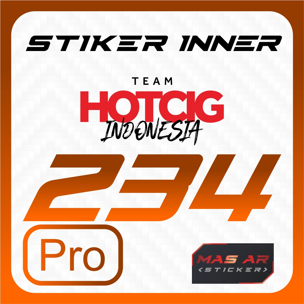 Jual Stiker Inner Daleman R code 234 Pro - From Best Seller | Shopee ...