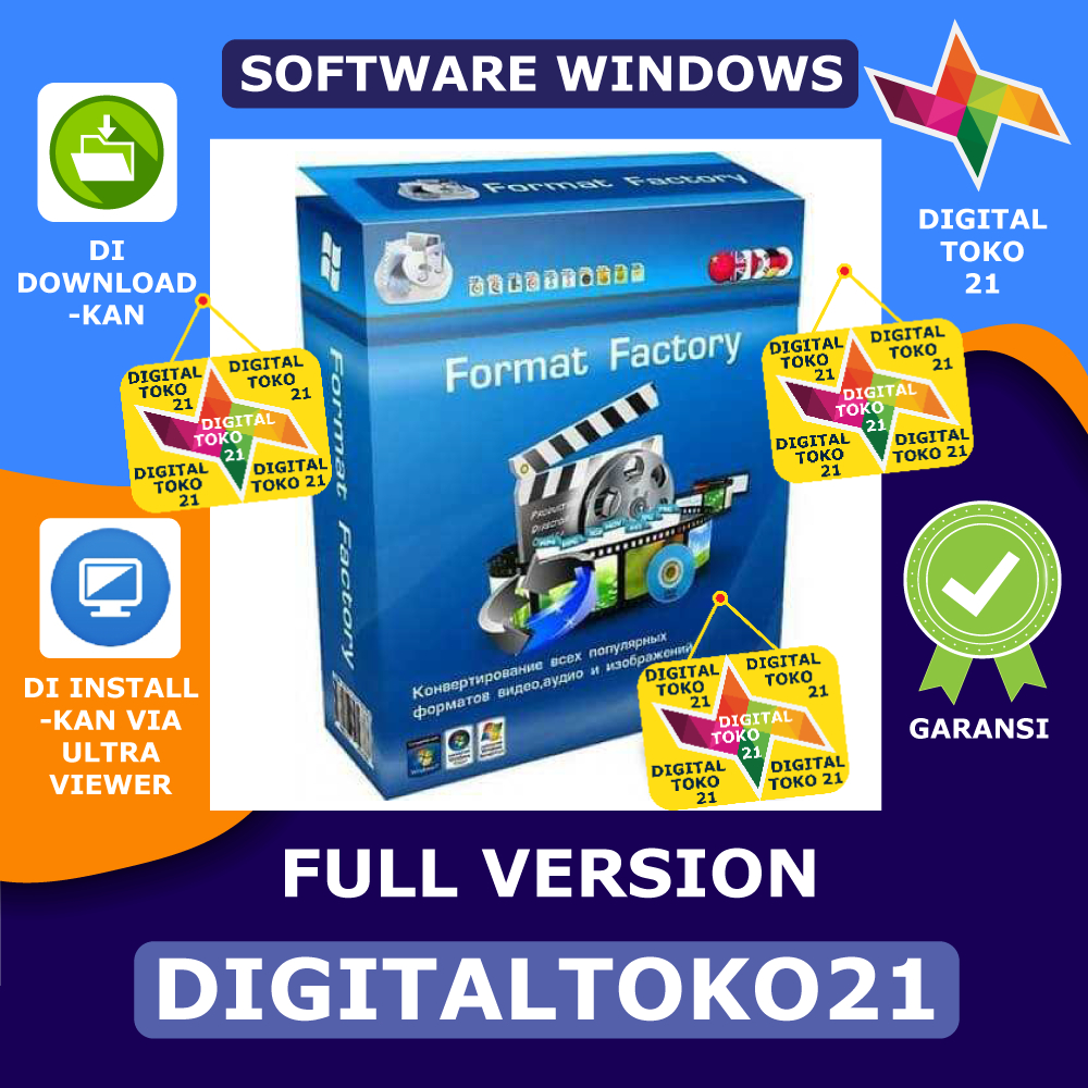 Jual [Diinstallkan] Format Factory 5.21.0.0 Full Version Software PC Komputer Laptop Windows ...