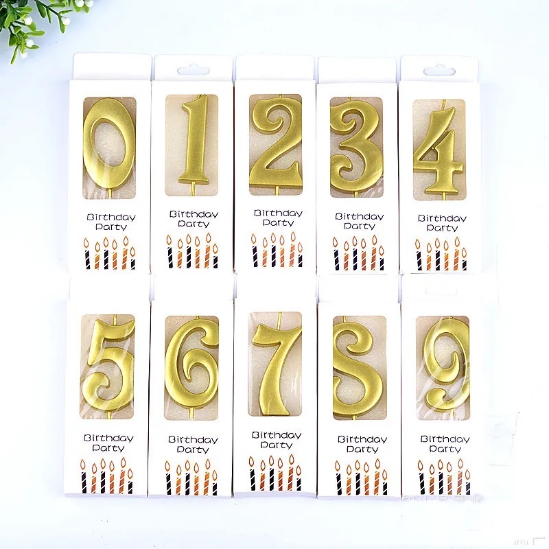 Jual Lilin Angka Ulang Tahun Happy Birthday Number Candle Lilin Ultah ...