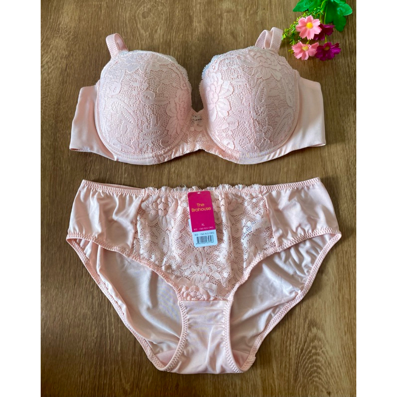 Jual THE BRAHOUSE SET BRA + PANTY BRA BERKAWAT SIZE 38B B85 PANTY XL ...
