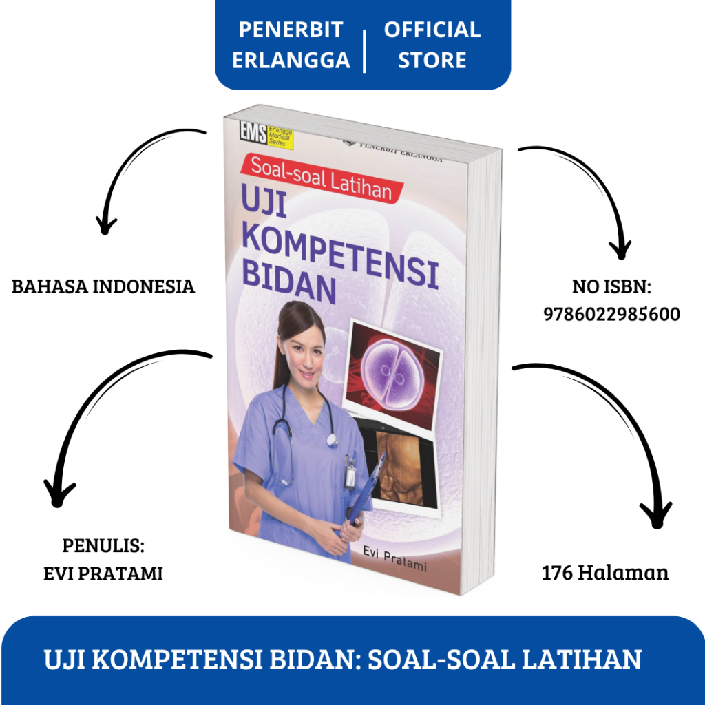 Jual [Erlangga Official] Uji Kompetensi Bidan: Soal-Soal Latihan - Evi Pratami | Shopee Indonesia