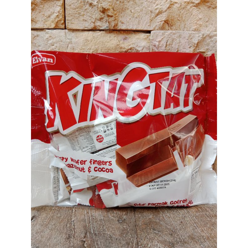 Jual ELVAN KINGTAT 234 gram HAZELNUT FINGER ( HALAL) | Shopee Indonesia