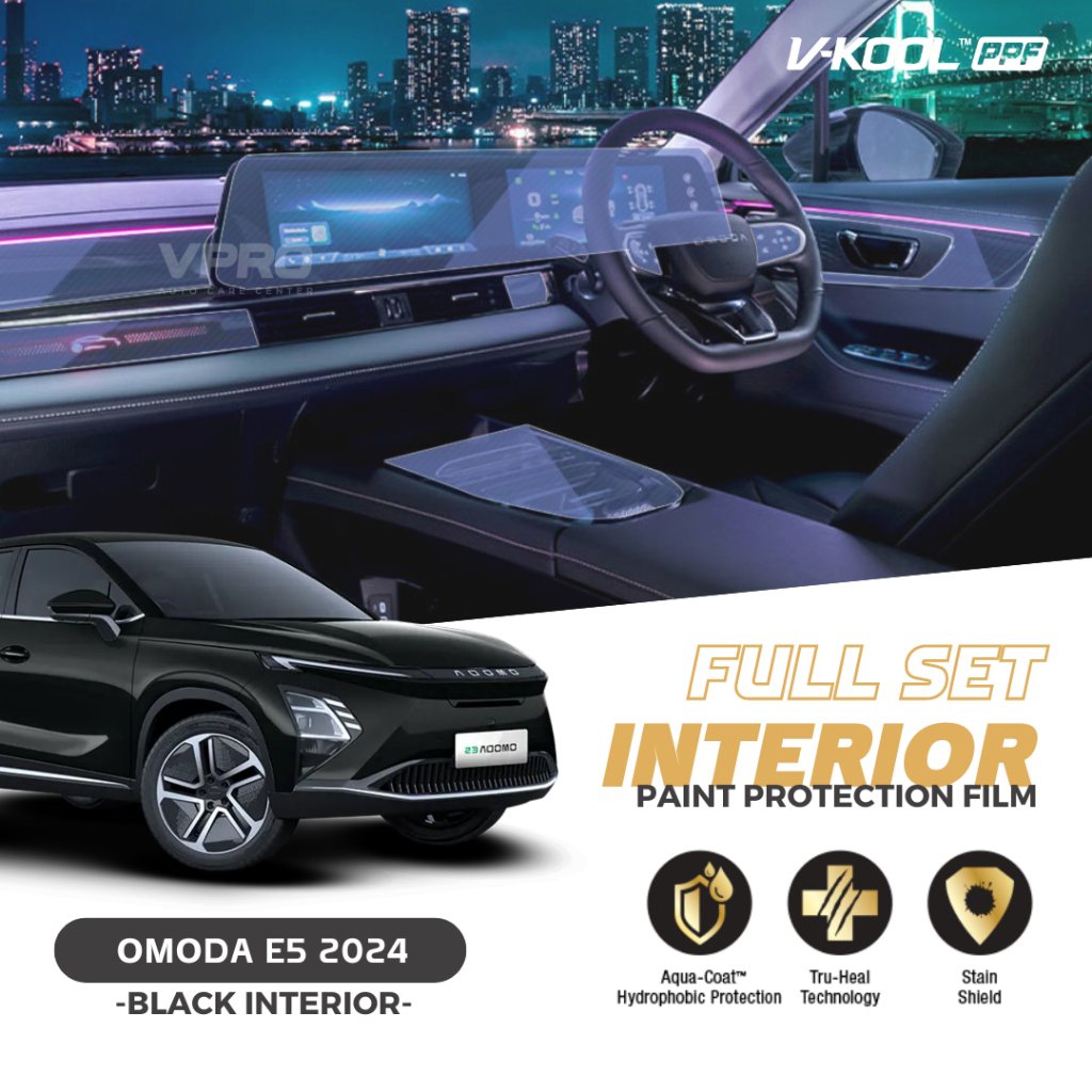 Jual VKOOL PPF Interior Protector Chery OMODA E5 Black Interior / 5 EV ...
