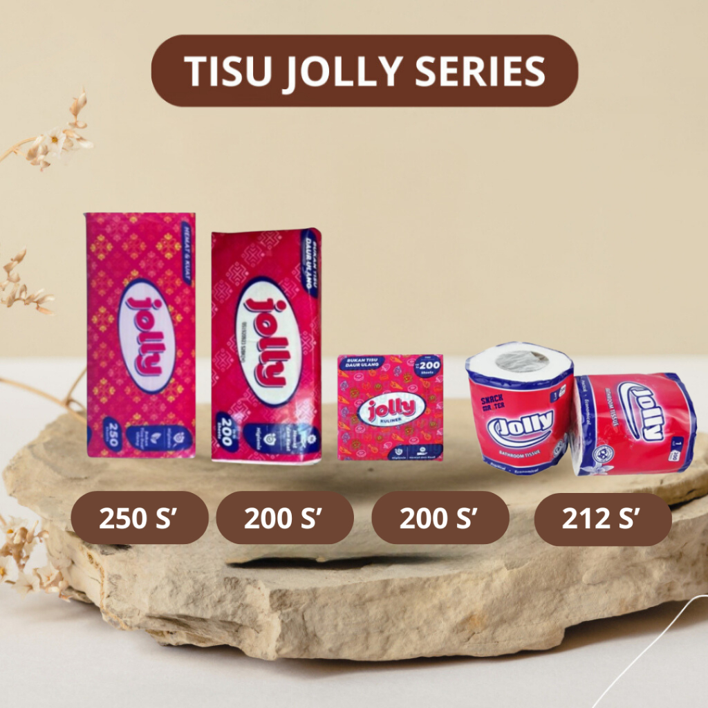 Jual MFI - TISSUE JOLLY 200 & 250 Sheet | Kuliner 200 Sheet | Roll 212 ...
