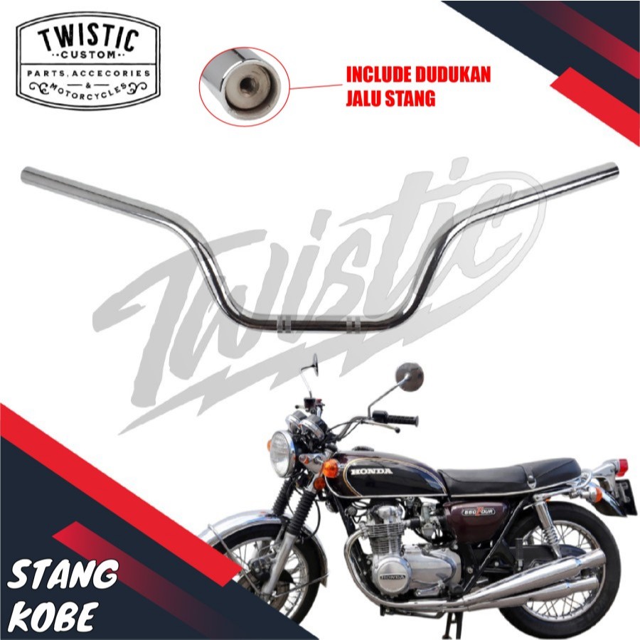 Jual Stang Stir Setir Kobe Motor Honda CB 250 350 550 750 W175 W250 W800 SR400 Royal Enfield ...