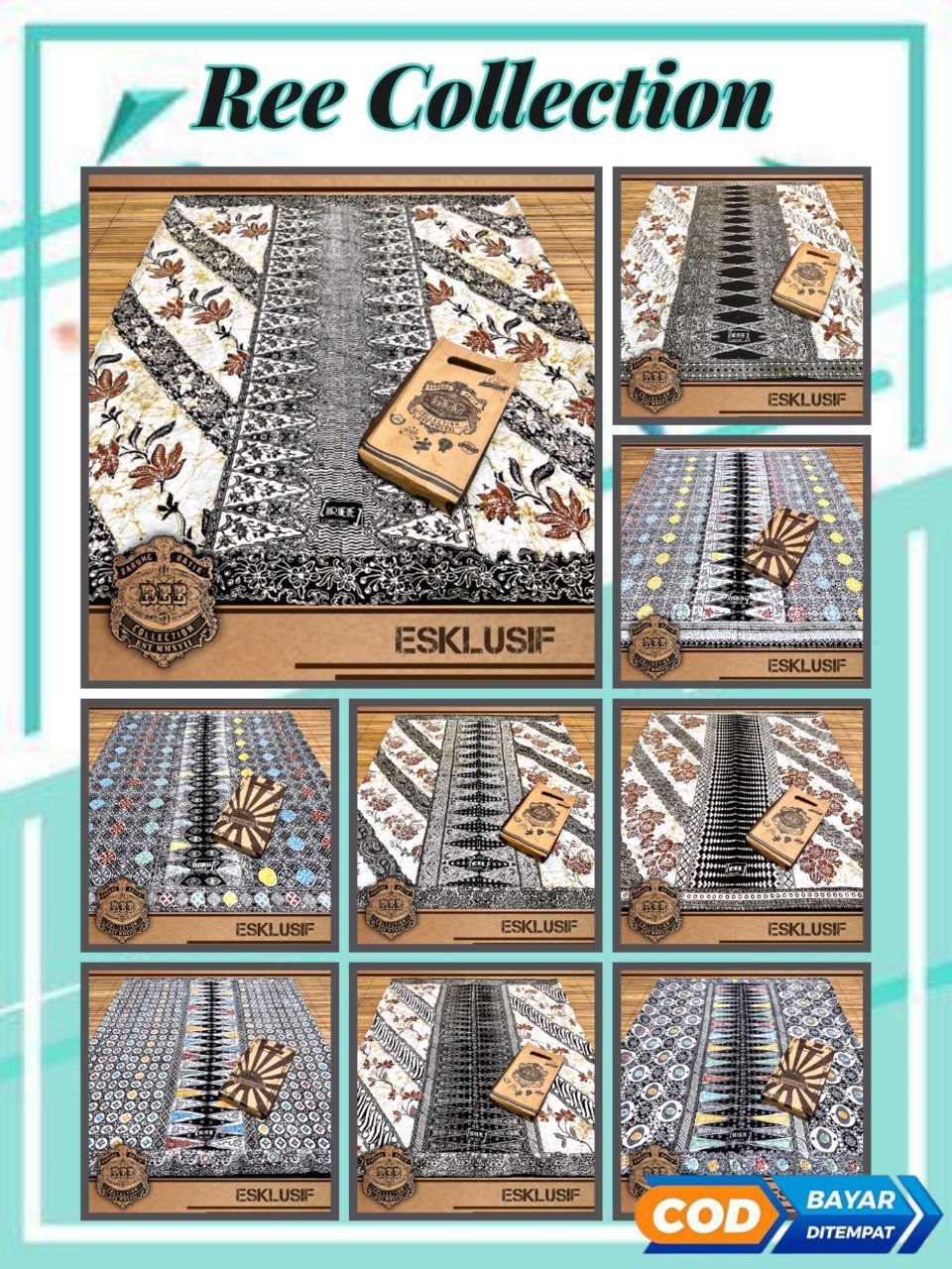 Jual Sarung ree collection dewasa HPO luxury monokrom hitam putih ...