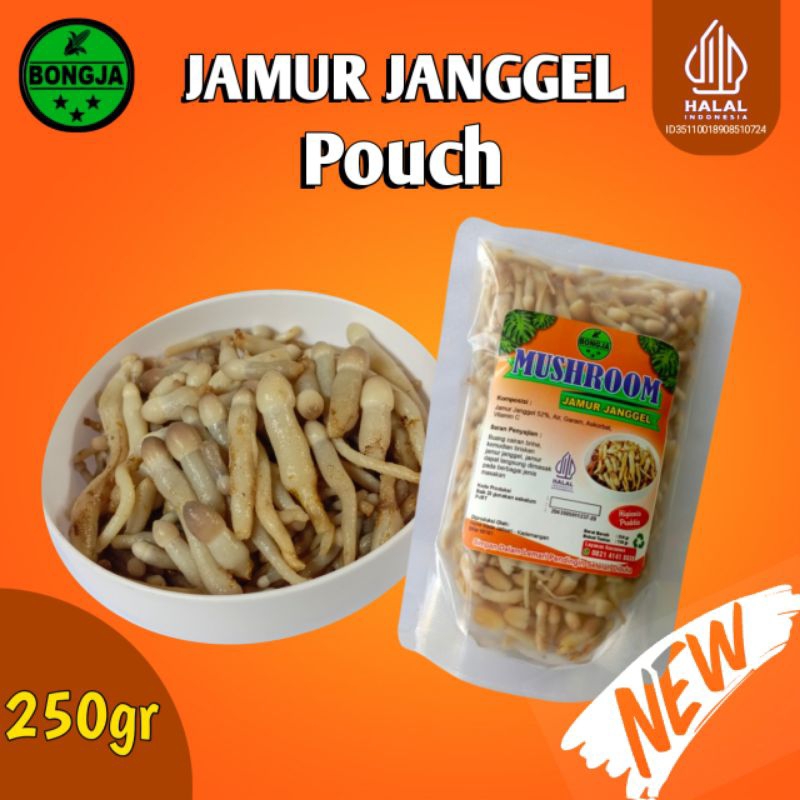 Jual BONGJA_JAMUR_JANGGEL_POUCH_250gram | Shopee Indonesia