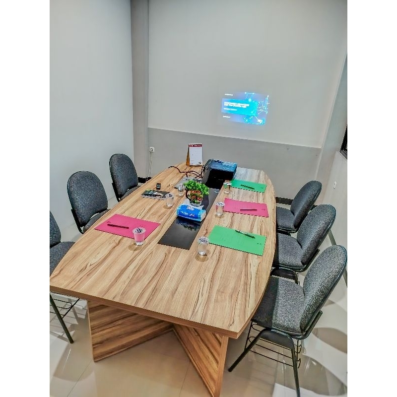 Jual Meja Rapat Uk. 240 x 75 x 120 Bahan Multipleks Finishing HPL ...
