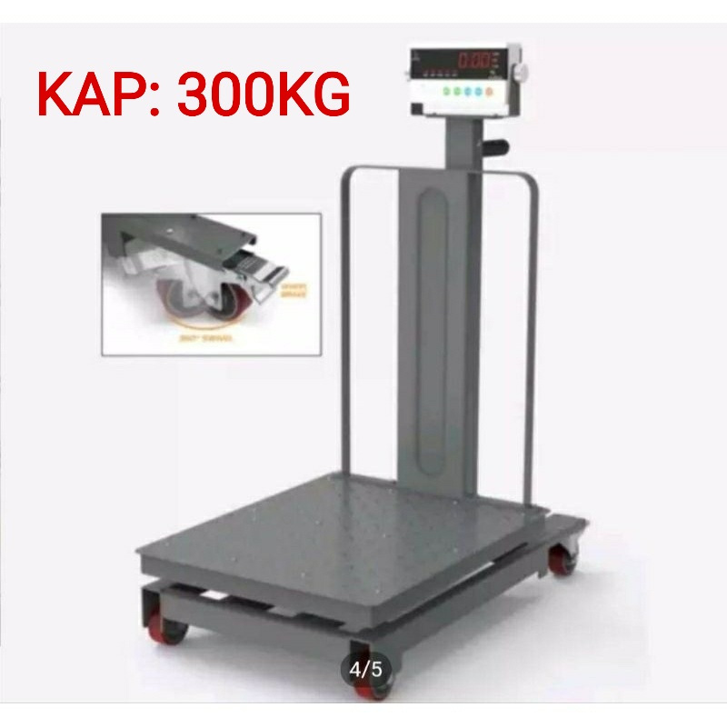 Jual Timbangan Duduk Digital 300kg ALEXA TMRB Cahaya Adil Plat Bordes ...