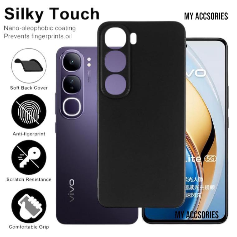 Jual SLIMFIT Softcase (HITAM) Black VIVO V40 Lite V40Pro V30 V30e V30Pro Soft Case Silicone ...