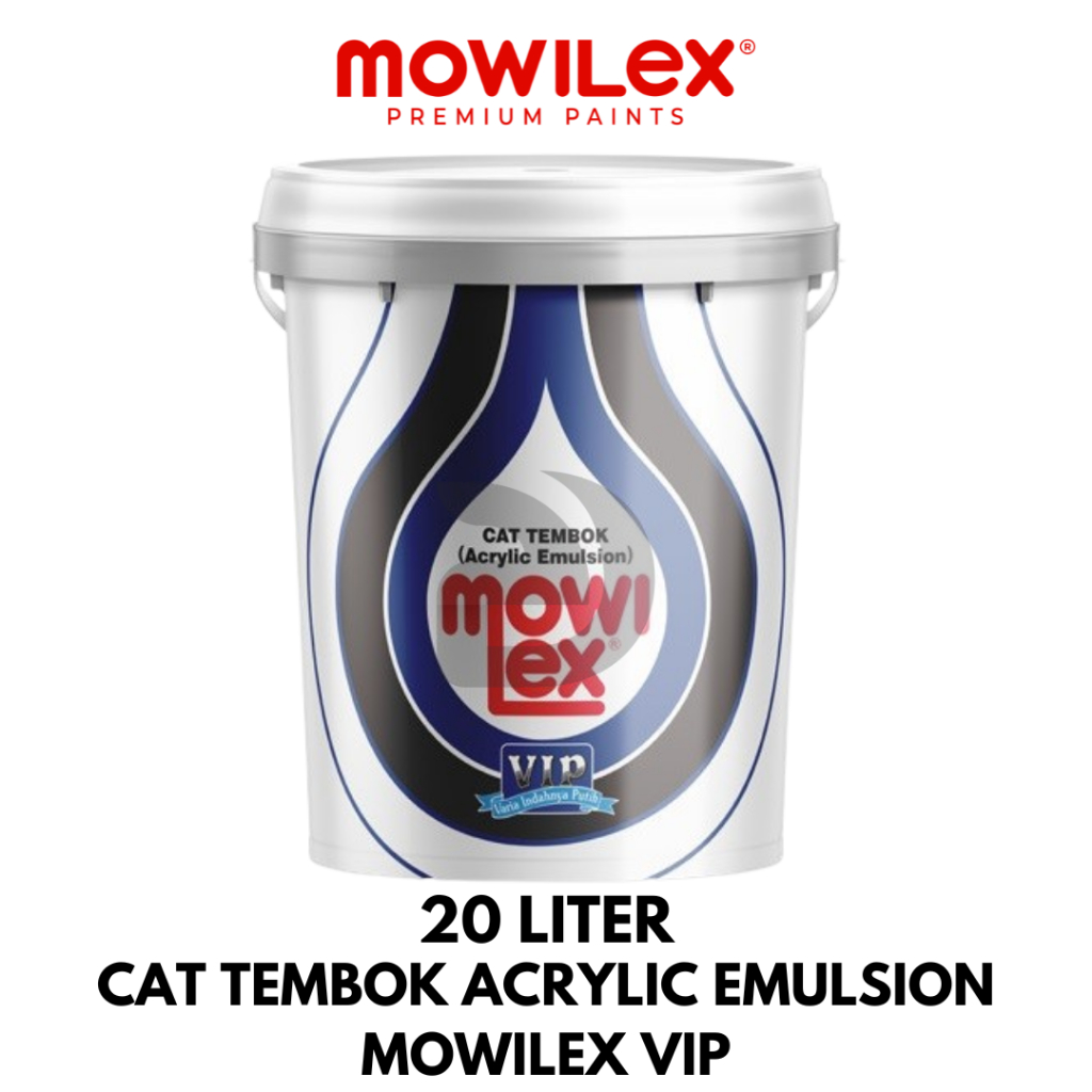 Jual Cat Tembok Acrylic Emulsion Mowilex VIP Pail 20 Liter | Shopee ...