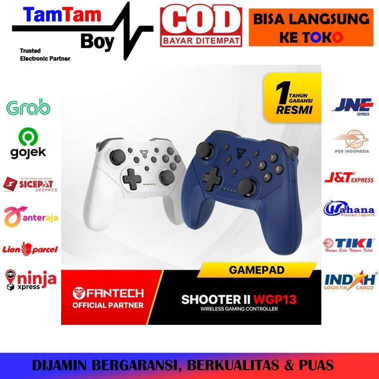 Jual Gamepad Stick Joystick Fantech WGP13 WGP 13 Shooter II 2.4Ghz Wireless Controller Gaming ...