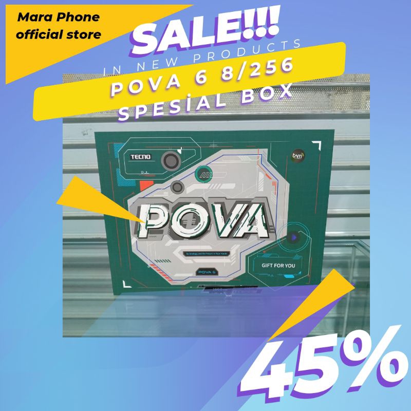 Jual Tecno Pova 6 8/256 spesial box Garansi Resmi | Shopee Indonesia