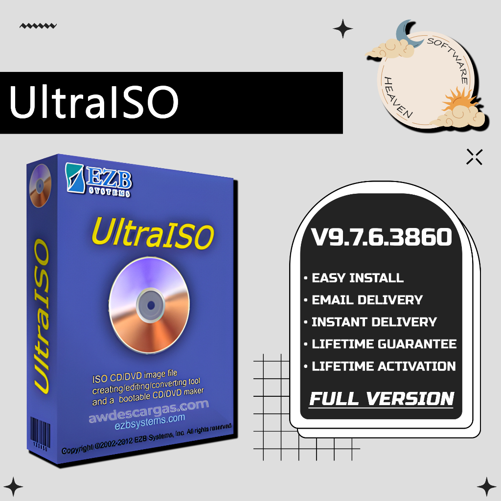 Jual UltraISO Premium 9.7.6.3860 Full Version (Versi Terbaru) | Shopee Indonesia