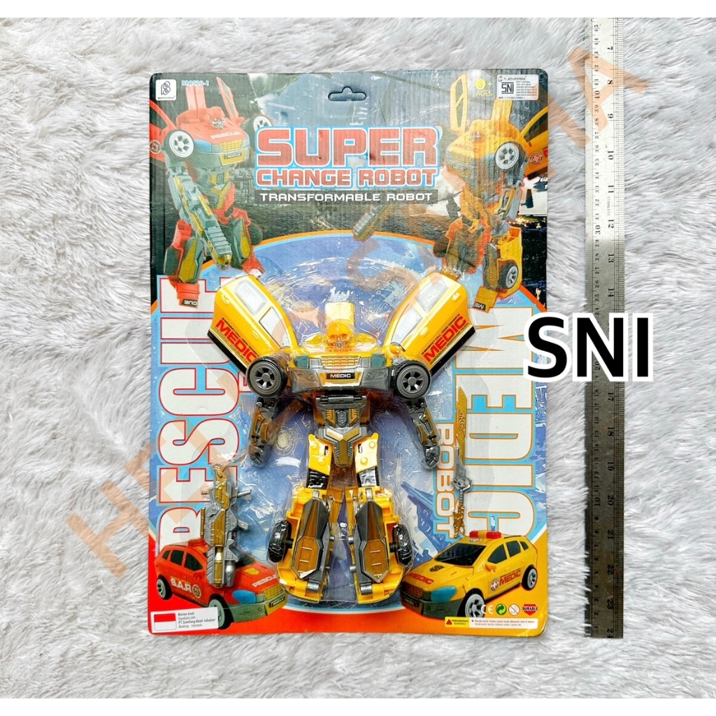 Jual MAINAN BP 9523-1 UKURAN BESAR (KEMASAN MIKA) SUPER CHANGE ROBOT ...
