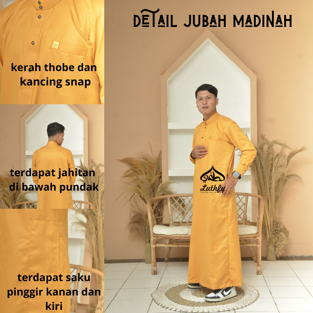 Jual Gamis Jubah pria Laki Laki Dewasa Dan Remaja Lengan Panjang Manset ...