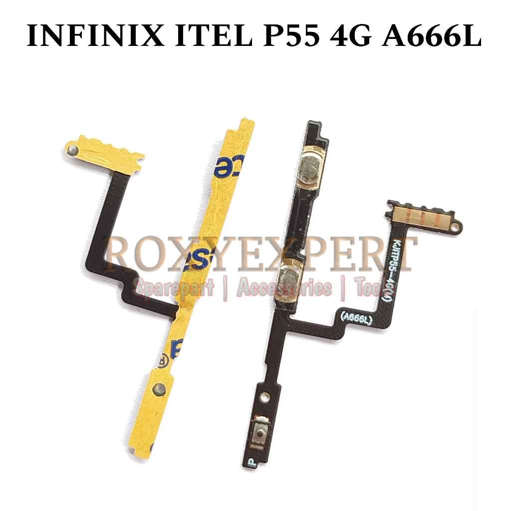 Jual Flexible On Off Volume Itel P55 4G A666L Fleksibel Tombol Power