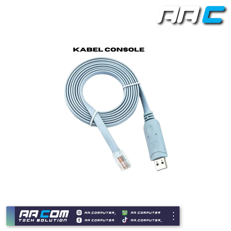 Jual Kabel Console/ wintech kabel console usb to rj45 1.8M | Shopee ...