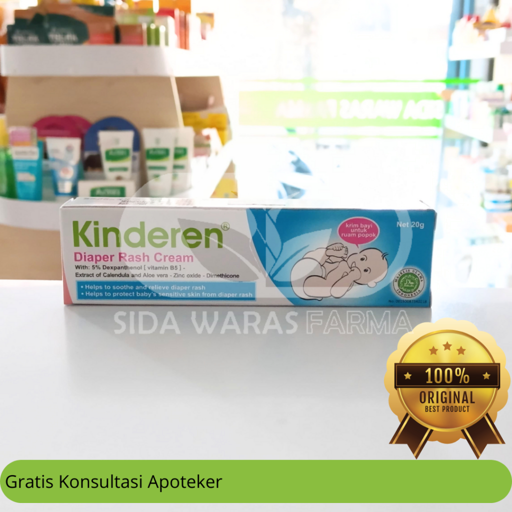 Jual KINDEREN DIAPER RASH CREAM 20 GR | Shopee Indonesia
