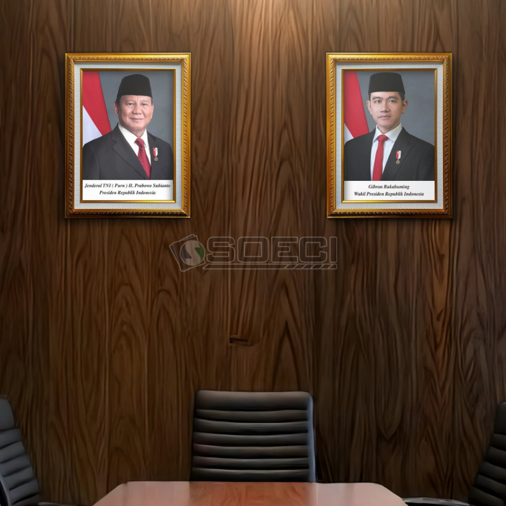 Jual PIGURA FOTO PRESIDEN DAN WAKIL PRESIDEN INDONESIA 2024 | Shopee Indonesia