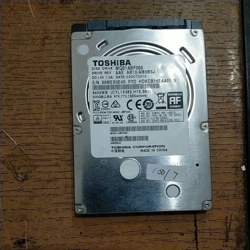 Jual hardisk kesehatan 40% -80% masih terdeteksi dan sanggup booting ...