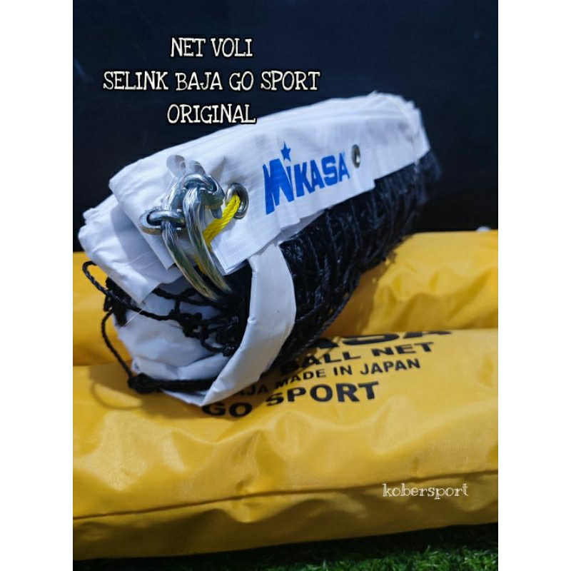 Jual NET VOLLY MIKASA ORIGINAL VOLLEY BALL NET GO SPORT SELINK BAJA ...