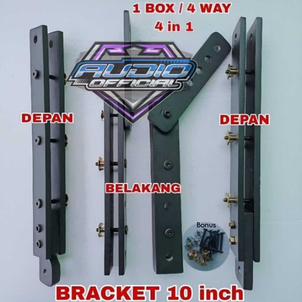 Jual Bracket Gantung LINE ARRAY 4 WAY Ukuran Box Speaker 10'' 4in1 / Breket 10 inch 4x1 ...