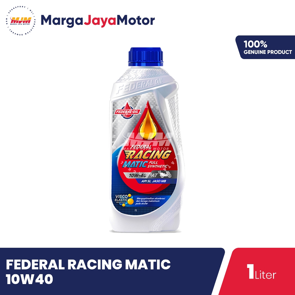 Jual Federal Racing Matic 10W-40 1L | Shopee Indonesia