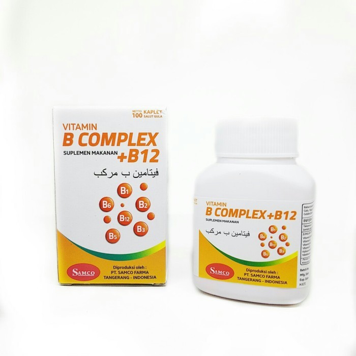 Jual Samco Vitamin B Complex B12 Samco Ed Sep 2027 Isi 100 5481