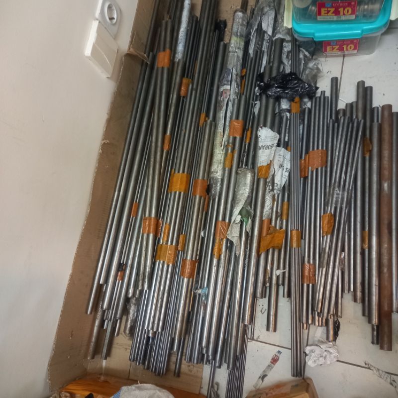 Jual as besi bulat diameter 18 mm x 120 cm as besi 18 mm panjang 120 cm ...