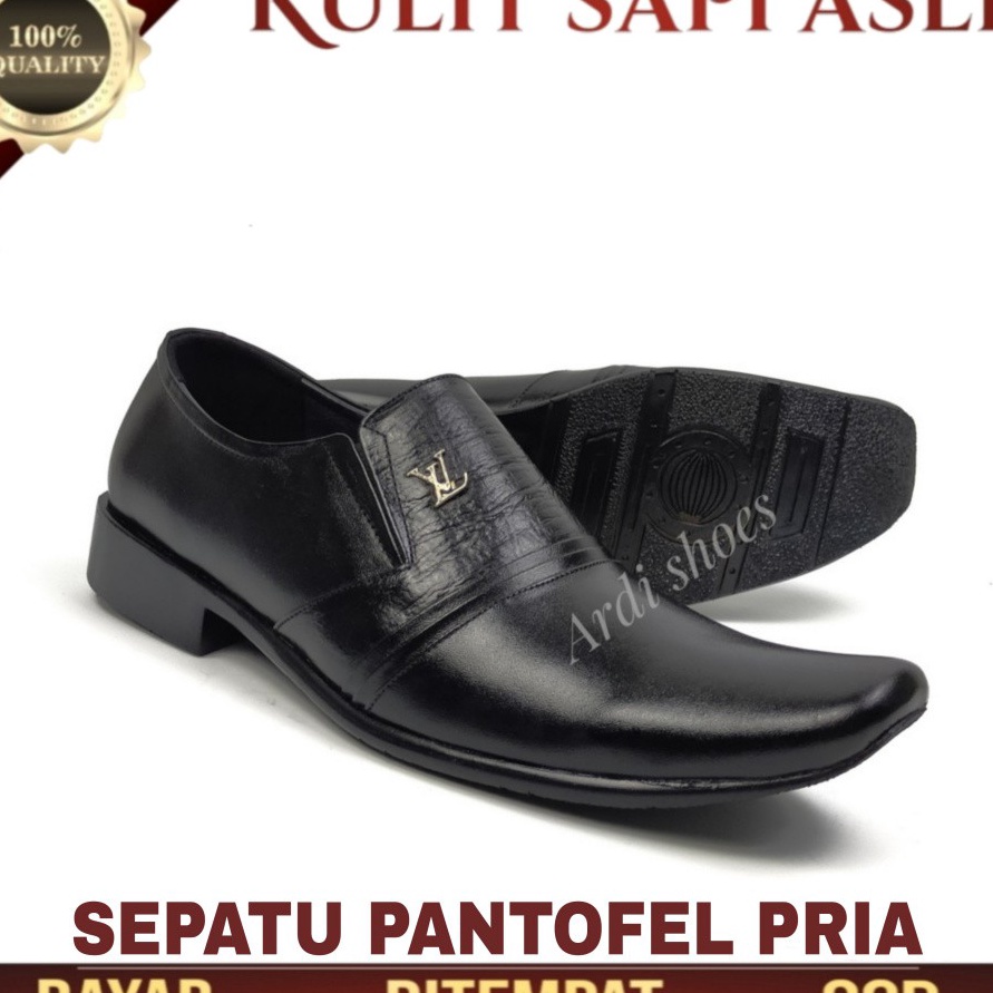 Jual HANYA DISINI BELANJA LEBIH MUDAH Sepatu Pantofel Kulit Sapi Asli ...