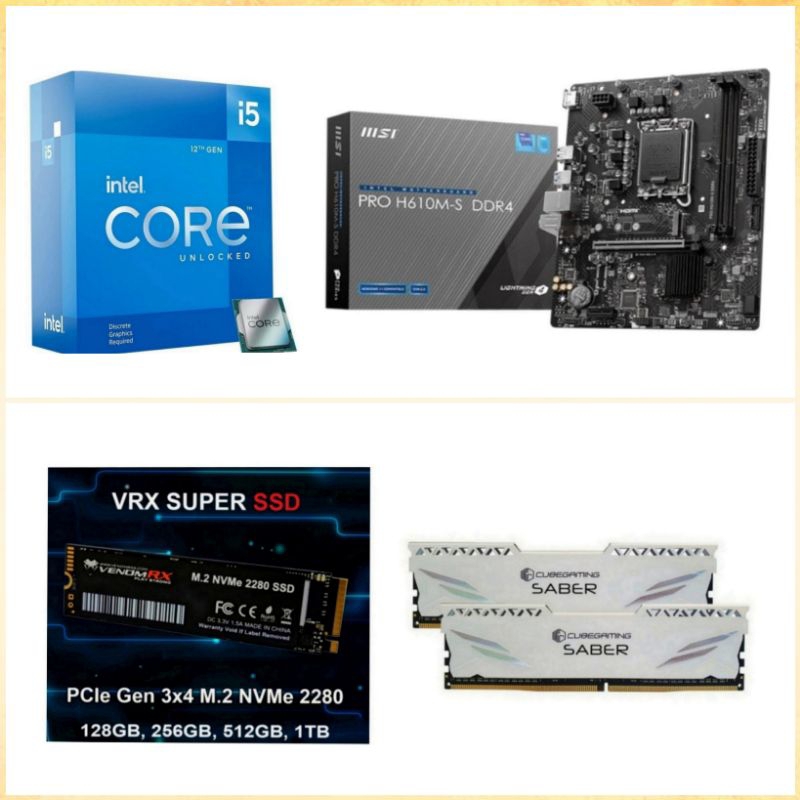 Jual Paket Processor Intel Core i5 12400 / i5 12400F Box Gen 12 LGA ...