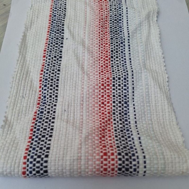 Jual Kain Bahan Tweed Linen Stripe High Quality ( Harga 1/2 mtr ...