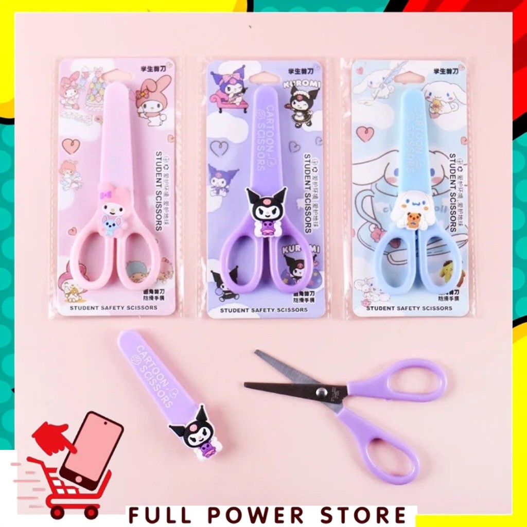 Jual FPS Gunting Motif Karakter Lucu Alat Tulis Anak Sekolah Kartun Diy ...